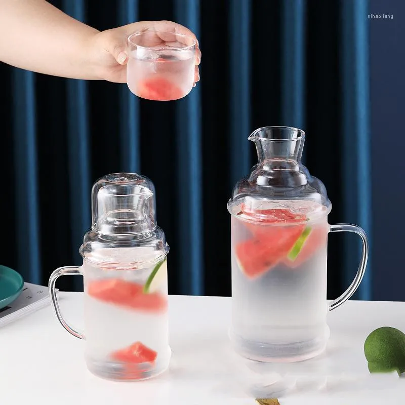 DHgate.com:Colorful Glass Hip Flask with Large Capacity, Heat-Resistant ...