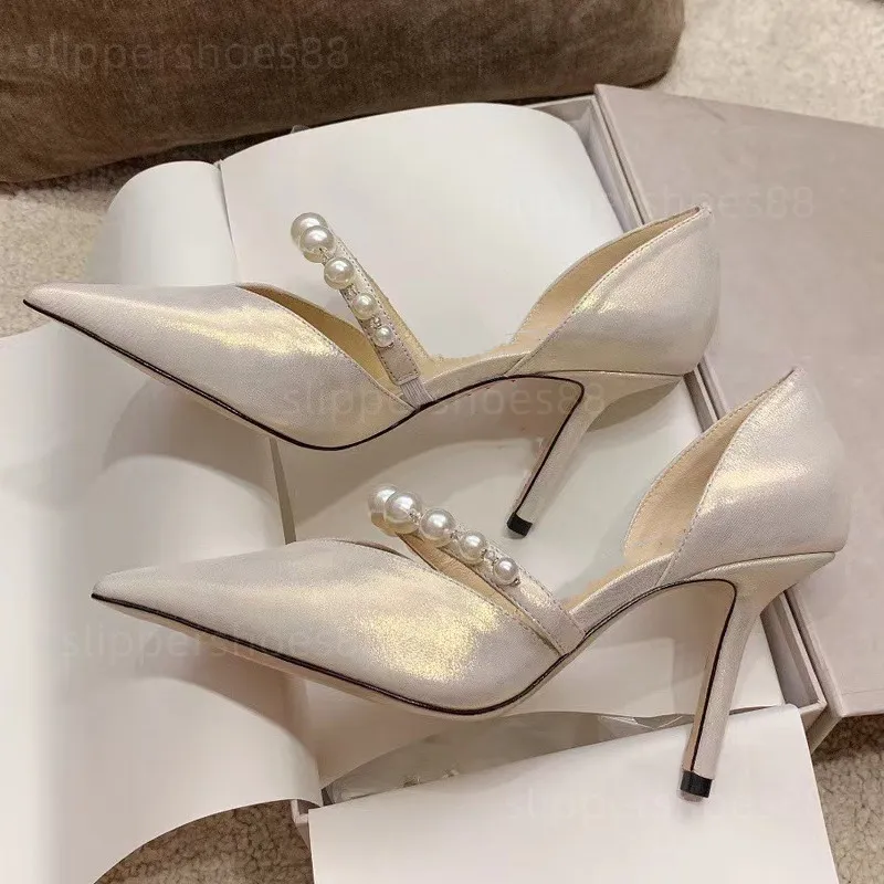 Designer Ballerina Flats With Pearl Pearl Heels Wedding And Suede Leather Ade Square Toe Ballet ...