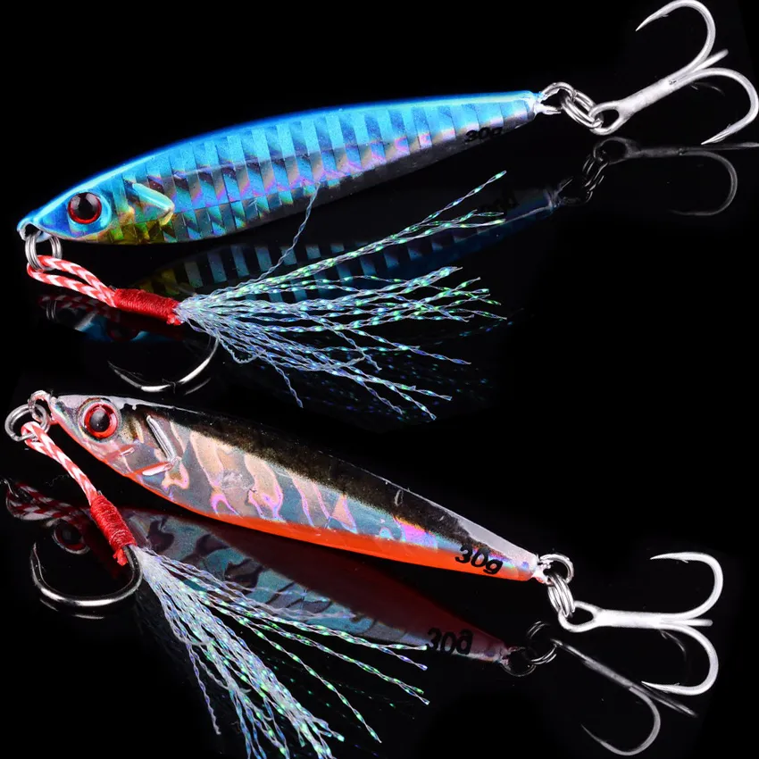 Metal Jig VIB Ultralight Fishing Lures 14g, 21g Or 30g Sinking Sea Jigs Spoon For Winter ...