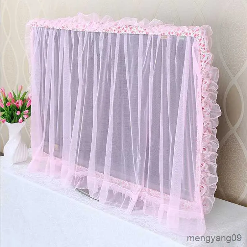 Premium TV Dust Cover - Monitor Protector, Anti-Static Fabric, Wall ...