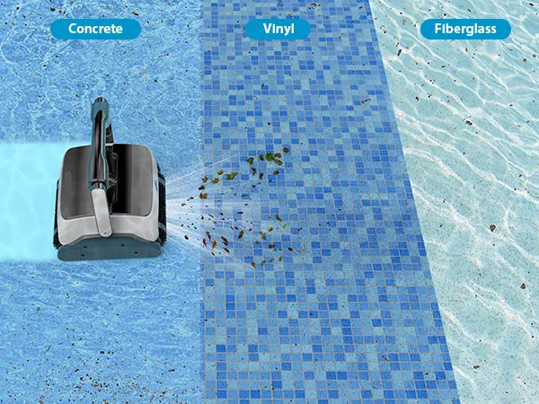 Automatic Robot Cleaner For Pools: Robotic Pool Cleaner With 15m Cable ...