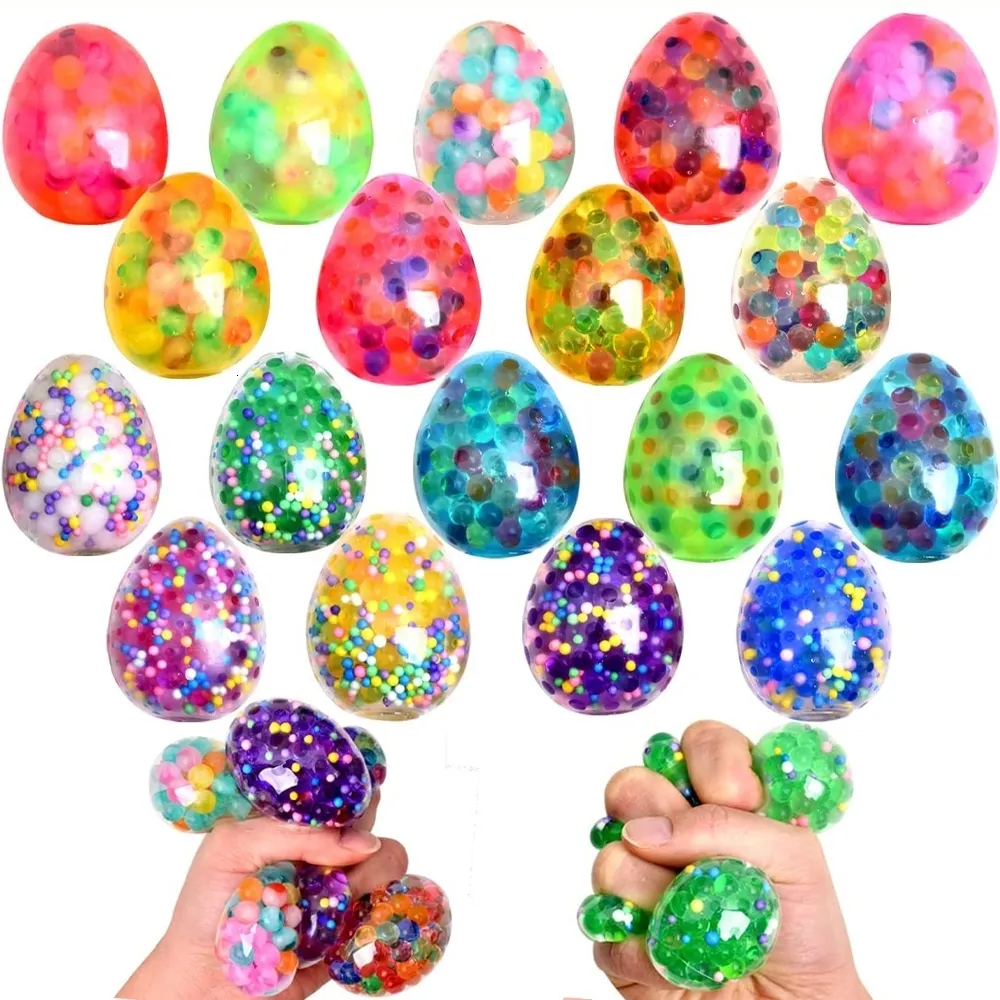 Colorful Easter Eggs And Expanding Beads For Vases Set 6/Sensory Fidget ...