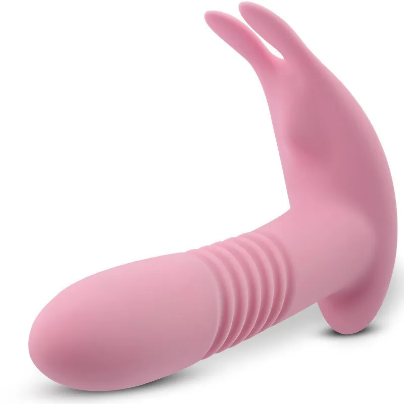2026 Silicone Rotating Thrusting Telescopic Vibrator G Spot Clitoris