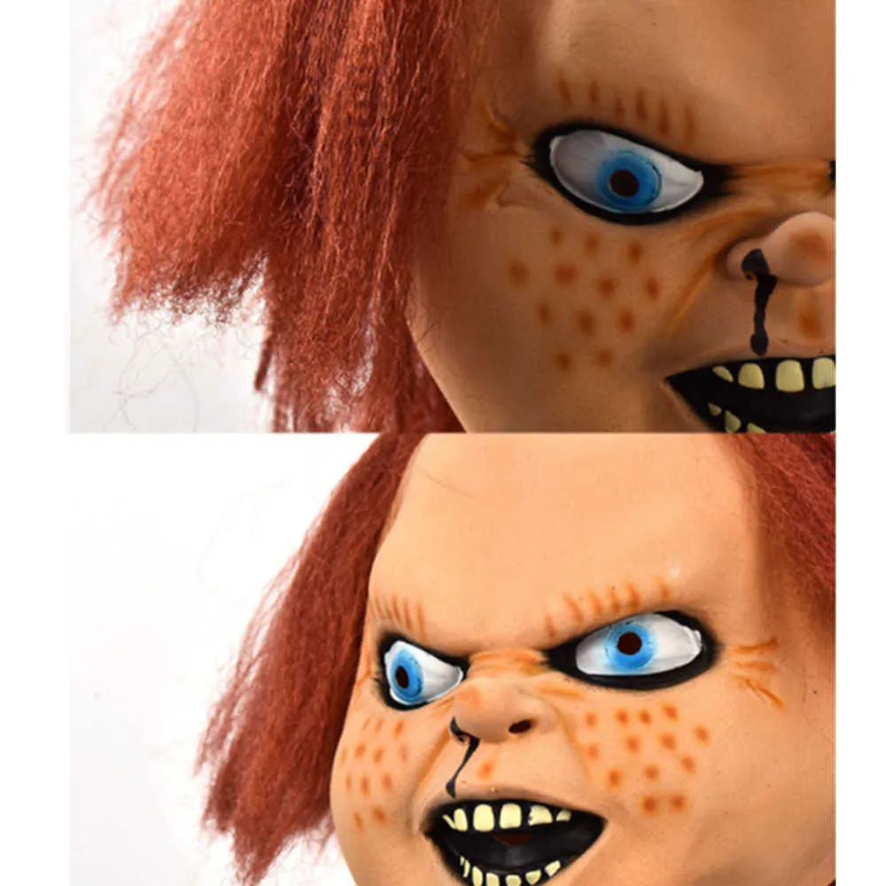 Evil Chucky Mask - Child's Play 2 Halloween Mask, Realistic Latex ...