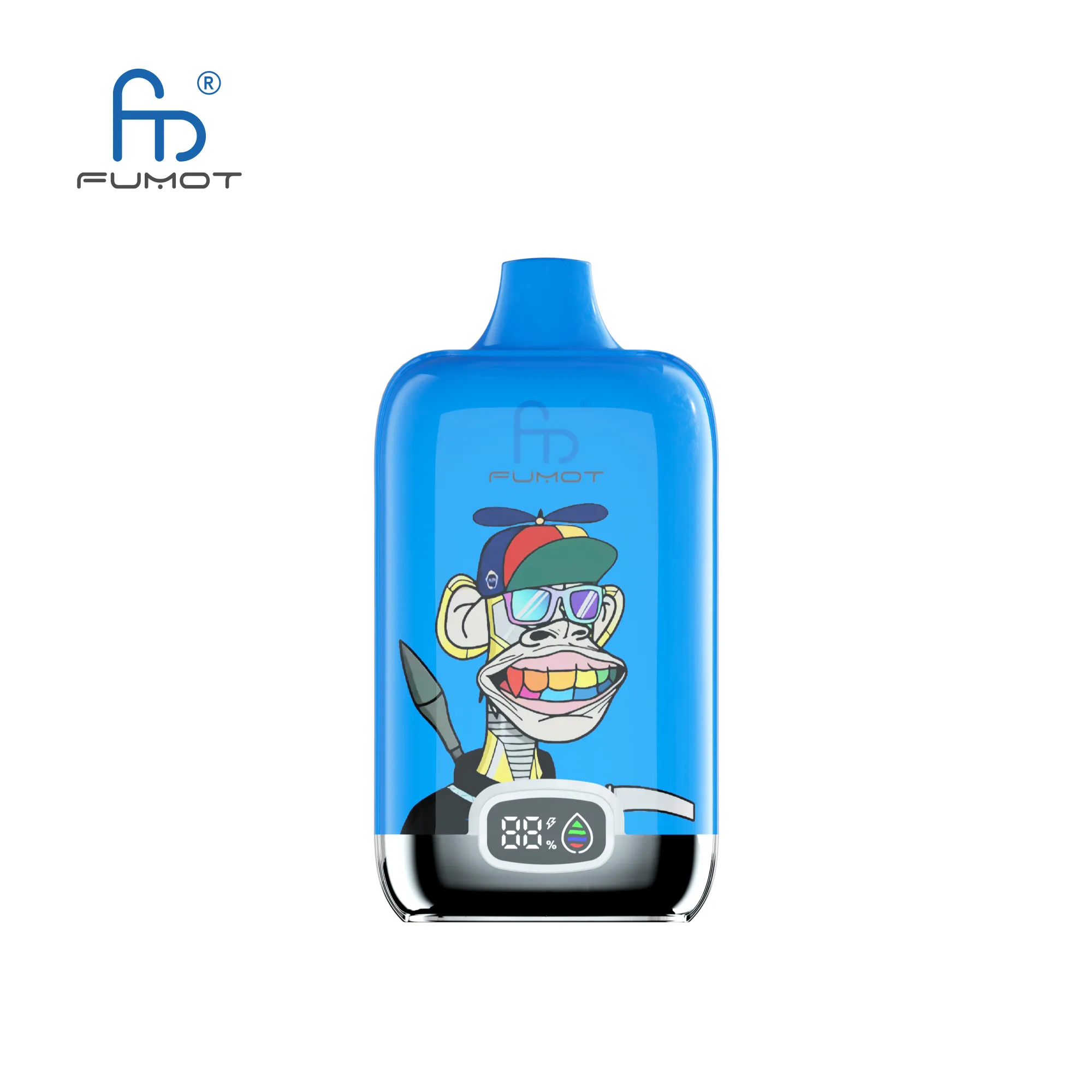 Original Fumot Digital Box 12000 Puffs Disposable Vape E Cigarette 12K ...