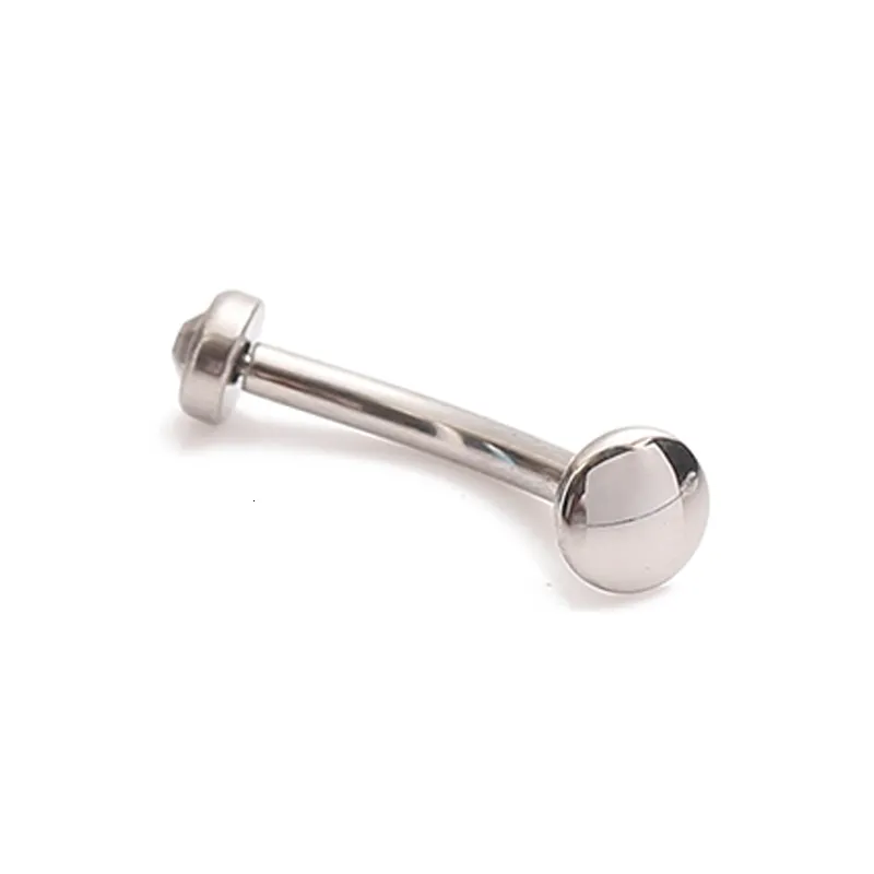 16G Internally Threaded Lip Rings - ASTM F136 Titanium Labret Studs ...