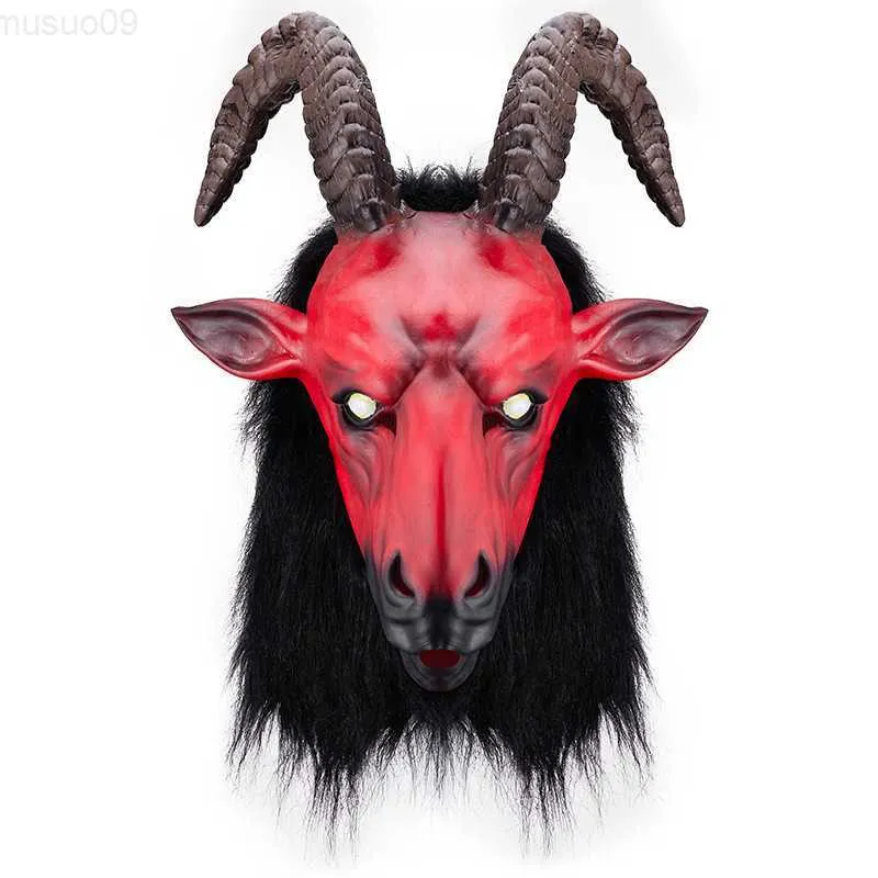 Horror Masks, Party Face Masks: Creepy Antelope Demon Mask Halloween ...