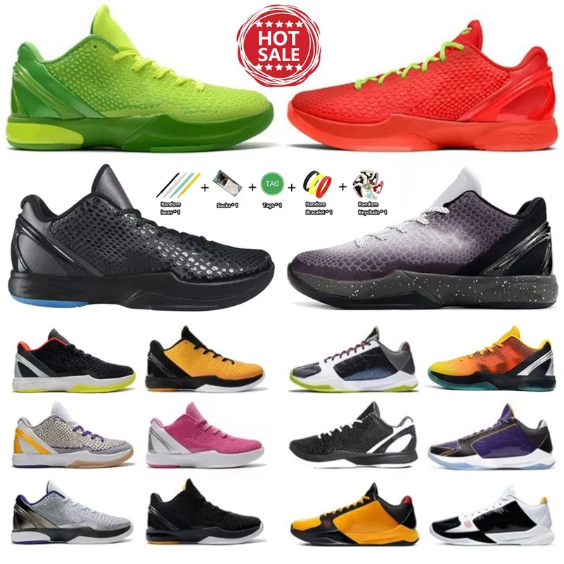 Mamba Mens Basketball Shoes Reverse Grinch EYBL Chaos II 6 Chaos Dark ...