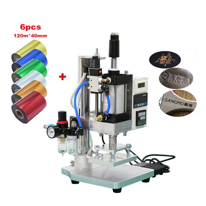 DHgate.com:Q90 Series Pneumatic Hot Foil Stamping Machine for PVC Card ...