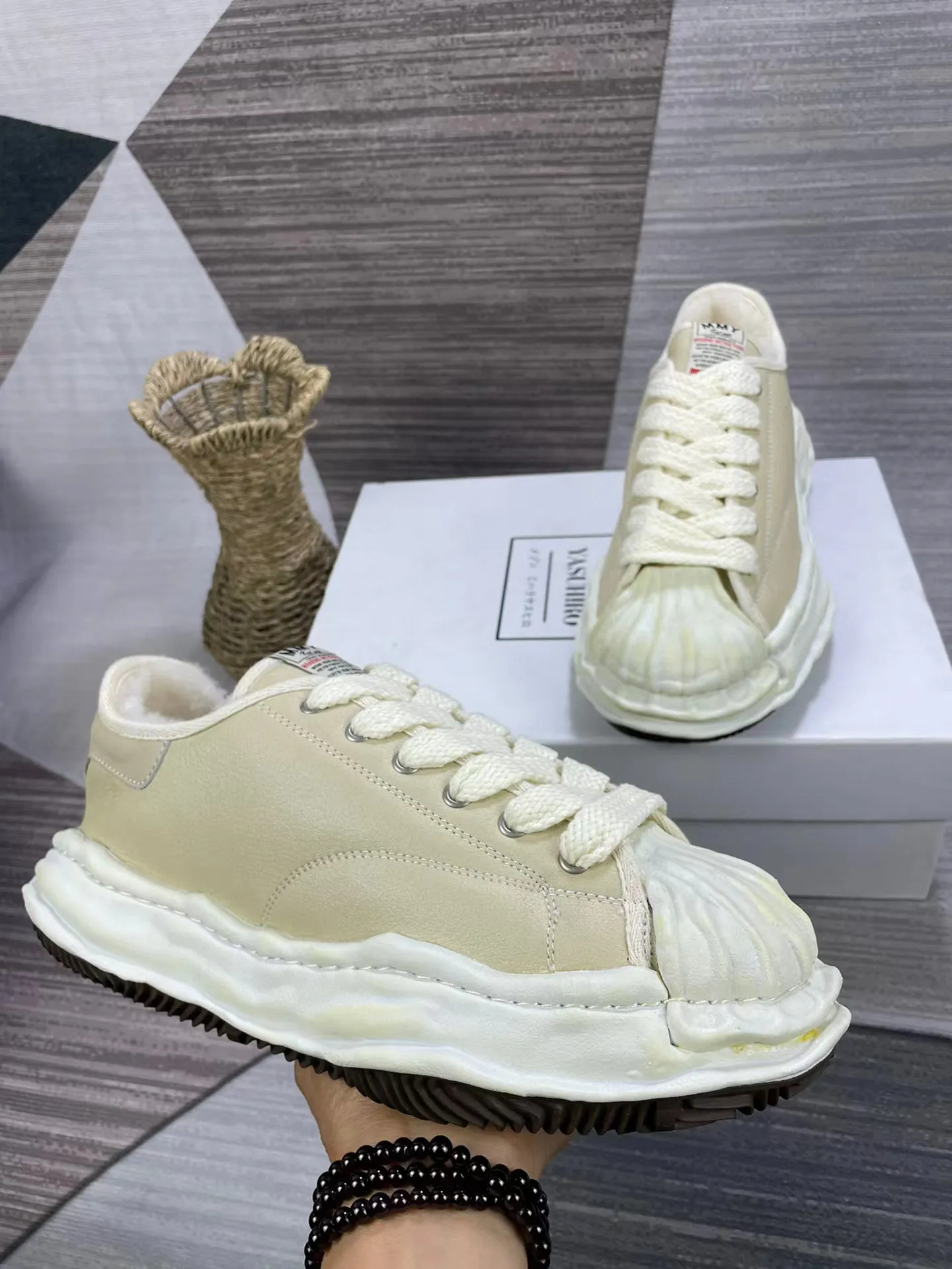 MMY Dissolving Mens Canvas Sneakers Designer Trainers With Platform ...