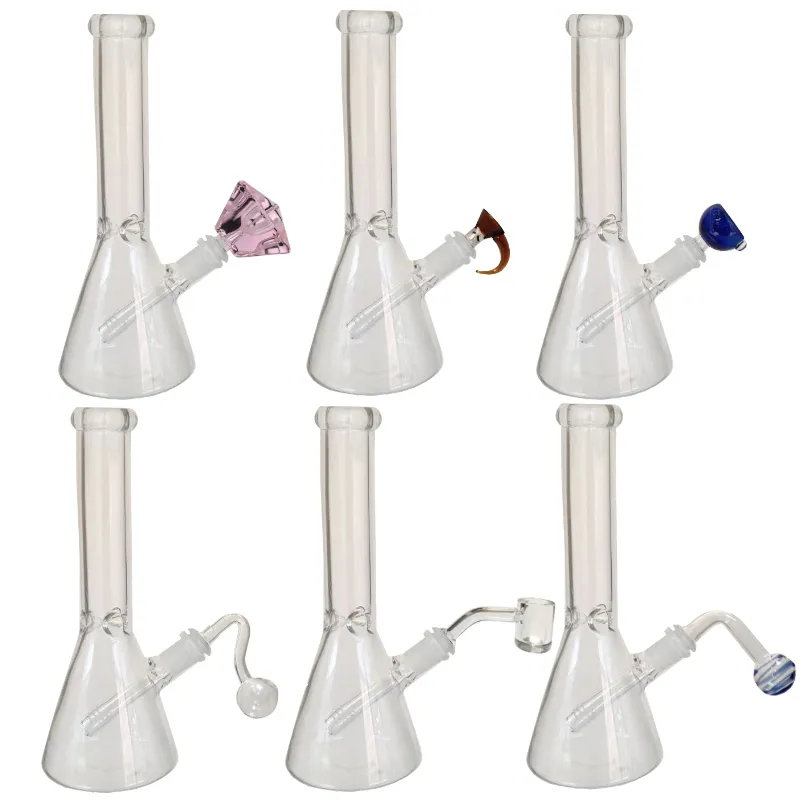 Cool Dab Rigs: 10 Inch Clear Glass Water Pipe With Oil Burner, Quartz ...