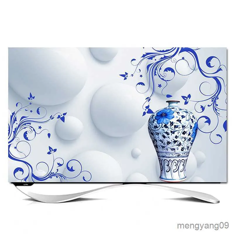 TV Dust Cover | Decorative Screen Protector For 32 75 Inch TVs Chinese ...