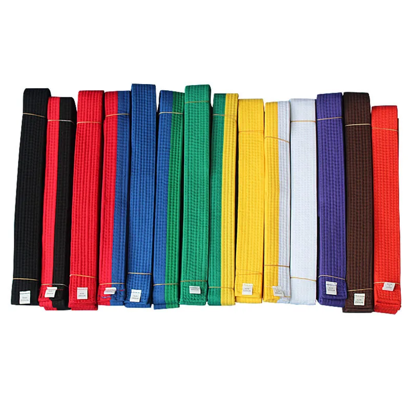 Martial Arts Belt - Taekwondo, Judo, Karate Training Belt - Black, Red ...