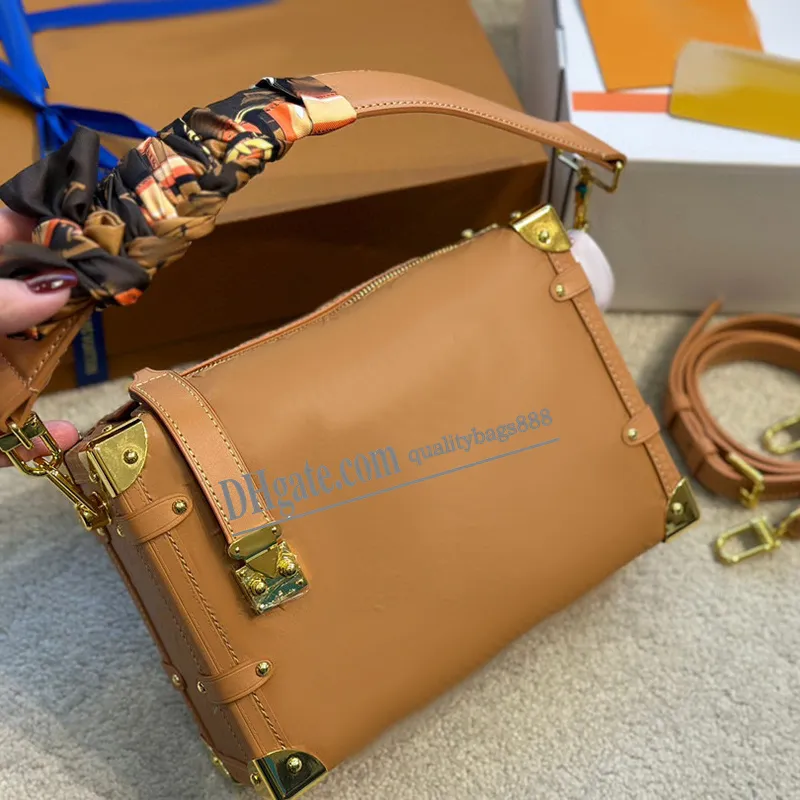 Designer Cruise Spring Side Trunk PM Bag With Monogram Flap Petite ...