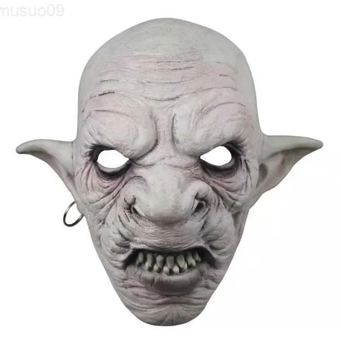 Party Masks Halloween Goblin Masks Latex Headgear Horror Mutant Elven ...
