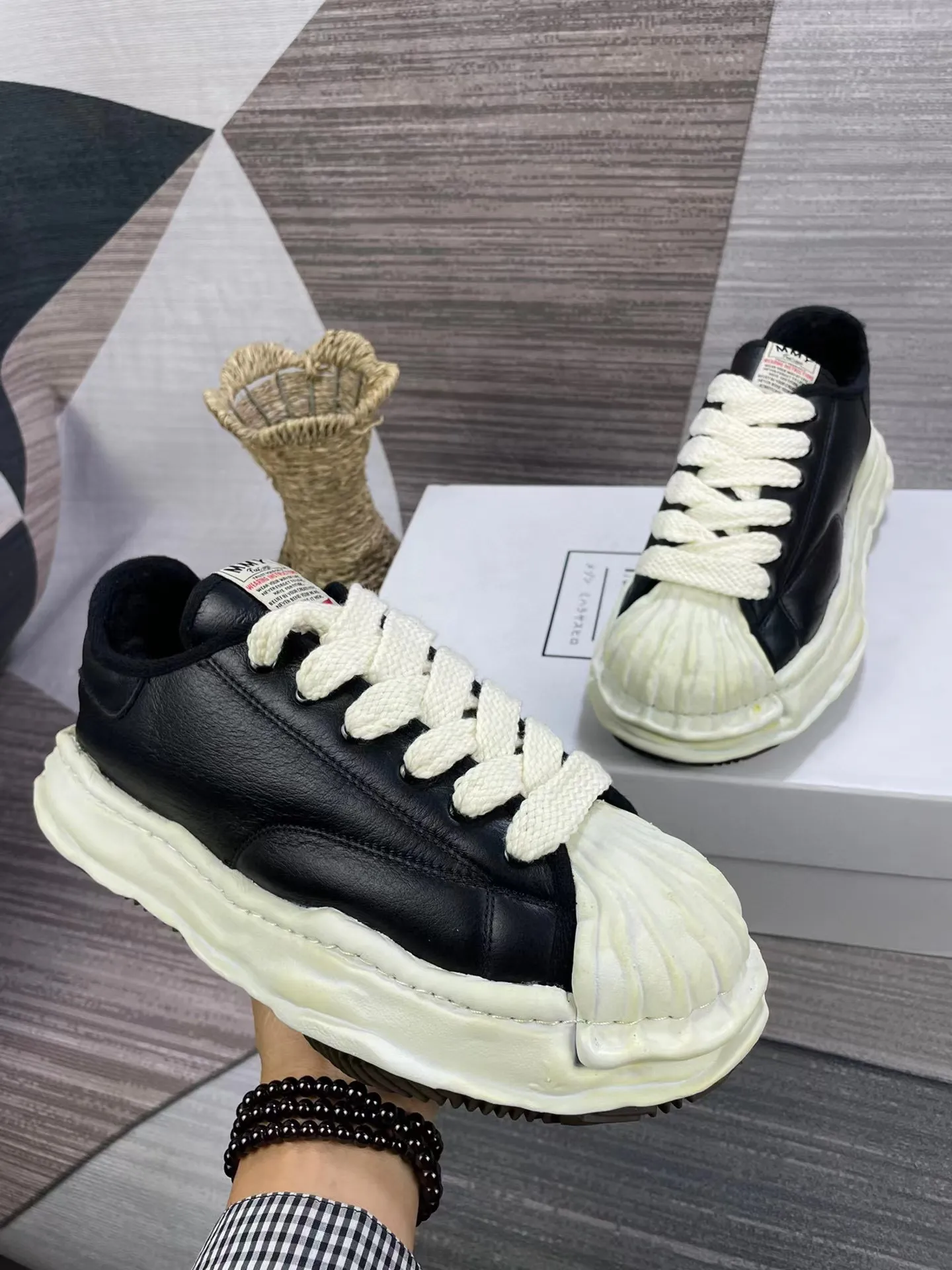 MMY Dissolving Mens Canvas Sneakers Designer Trainers With Platform ...