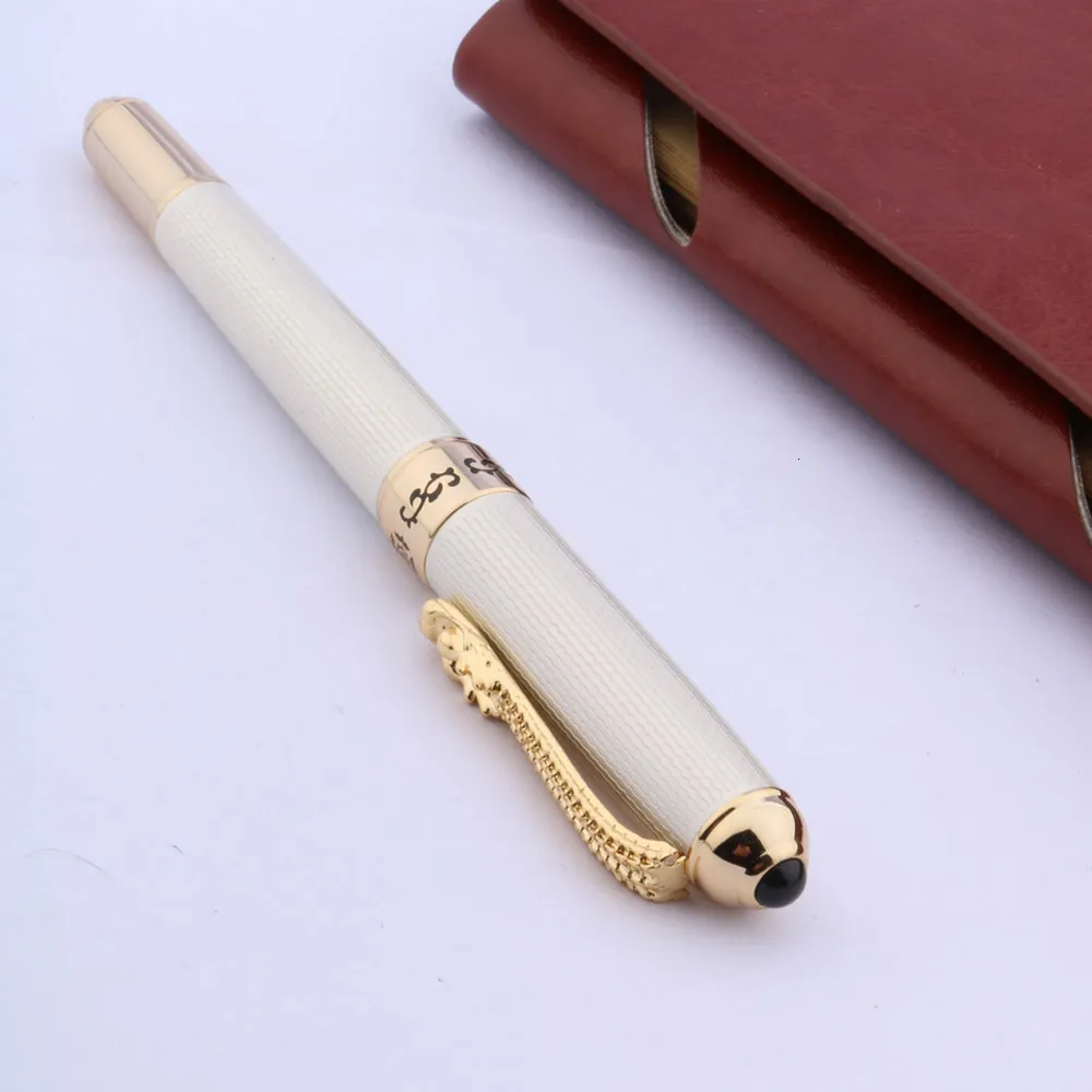 JINHAO 1000 Dragon Fountain Pen - Golden Luxury Writing Pen, Premium ...