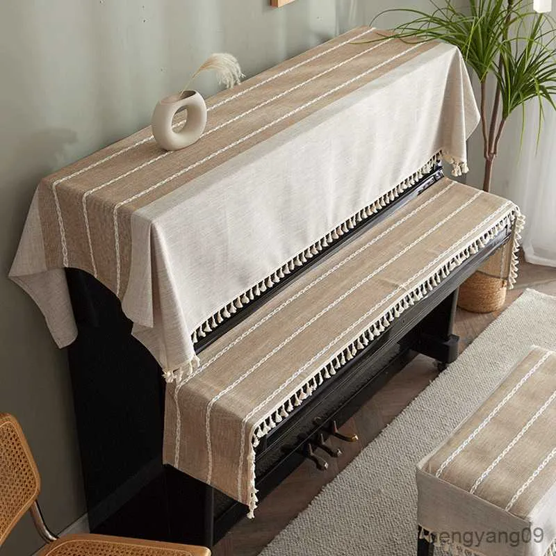 Japanese Style Piano Dust Cover Set - Electric Piano Keyboard Half ...