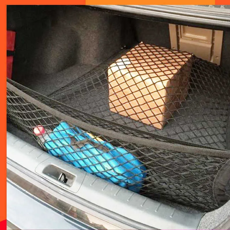 Universal Car Trunk Organizer Net - 70x70cm Elastic Cargo Net, Boot ...