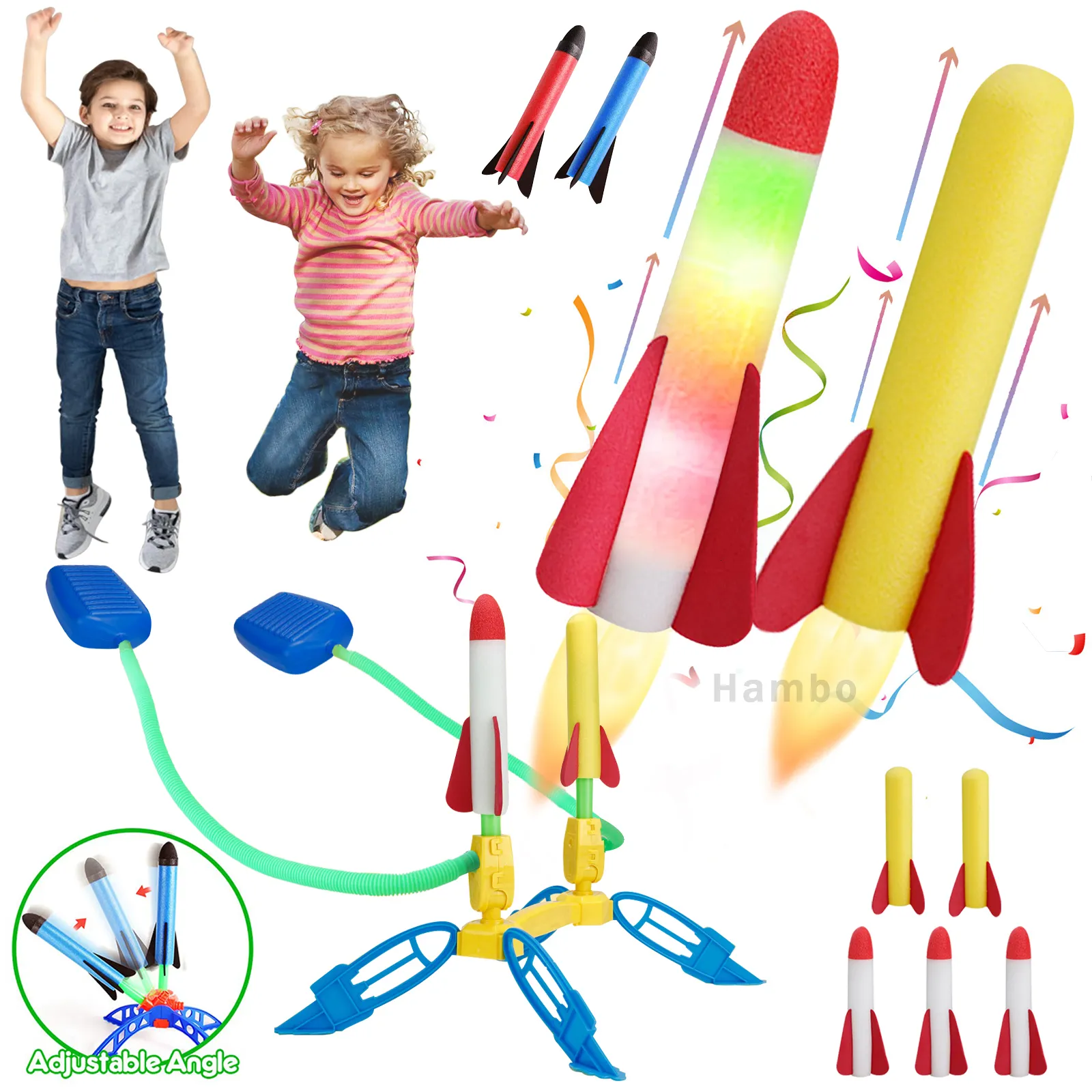 DHgate.com:EVA Foam Soaring Rocket Launching Toy for Kids, Outdoor ...