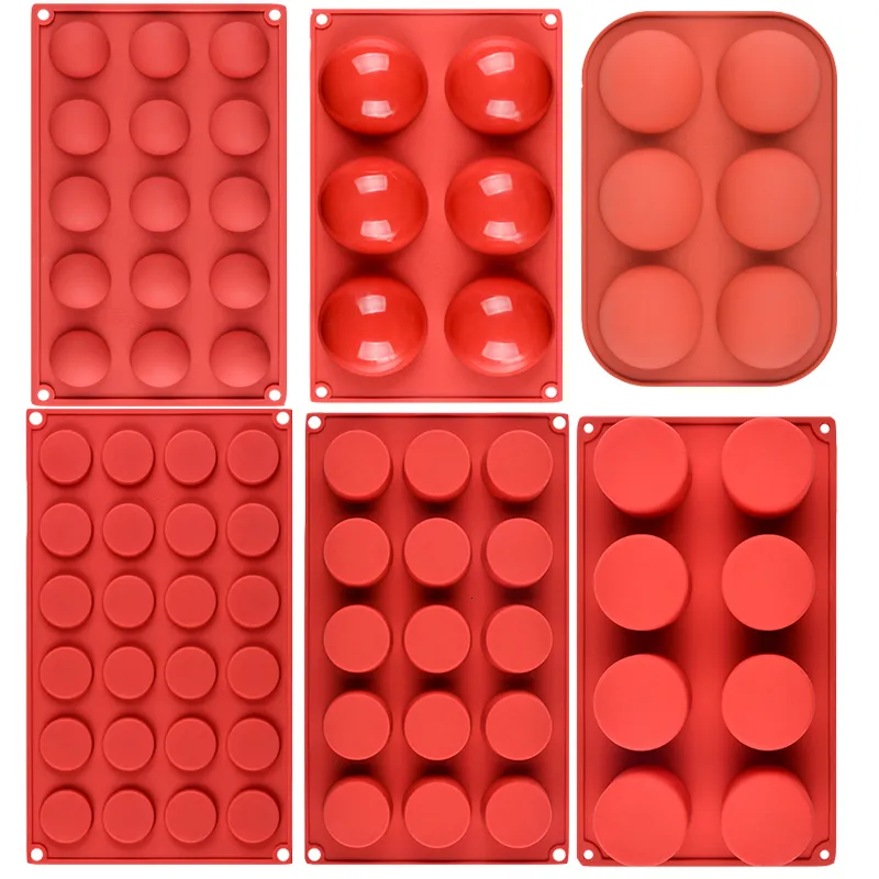 DHgate.com:Half Ball Flat Cylinder Silicone Molds for Baking Muffin ...