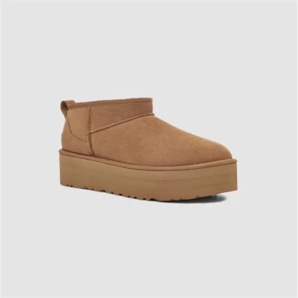 F23 Classic Ultra Mini Platform Boots Tazz Fur Slides Sheepskin ...