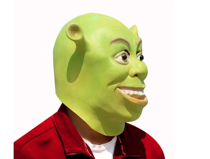 Full Face Costume Mask: Funny Green Character Mask, Lightweight Novelty ...