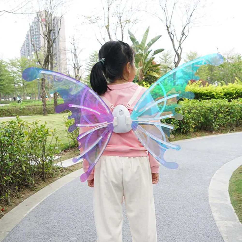 LED Angel Wings Fairy Toy Automatic Swing, Sparkling Fairy Princess ...