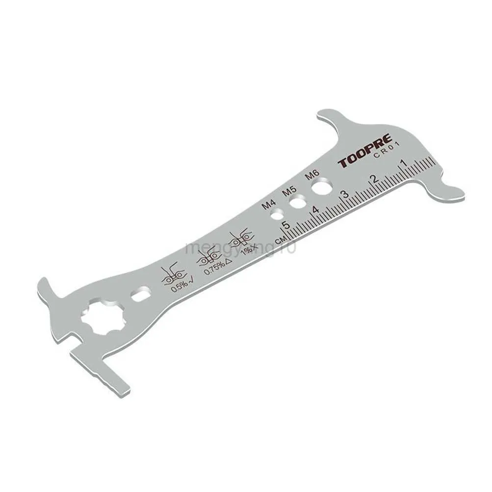 Bike Chain Wear Indicator Tool - 6-in-1 Chain Checker, Ruler, & Caliper ...