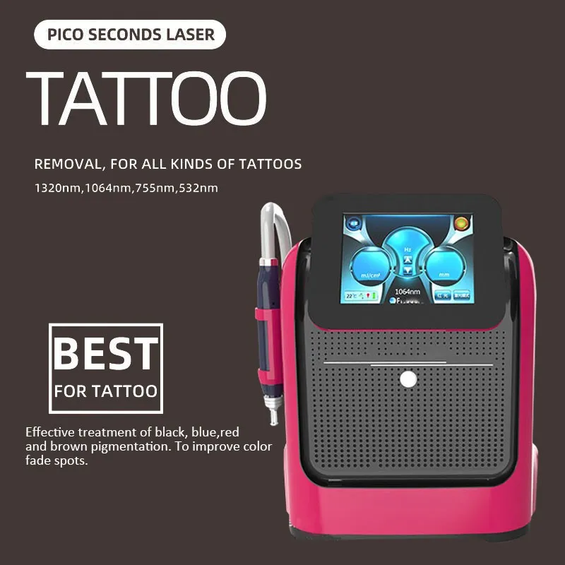 High Power 1200W Picosecond Laser Picosure Tattoo Removal Machine With ...