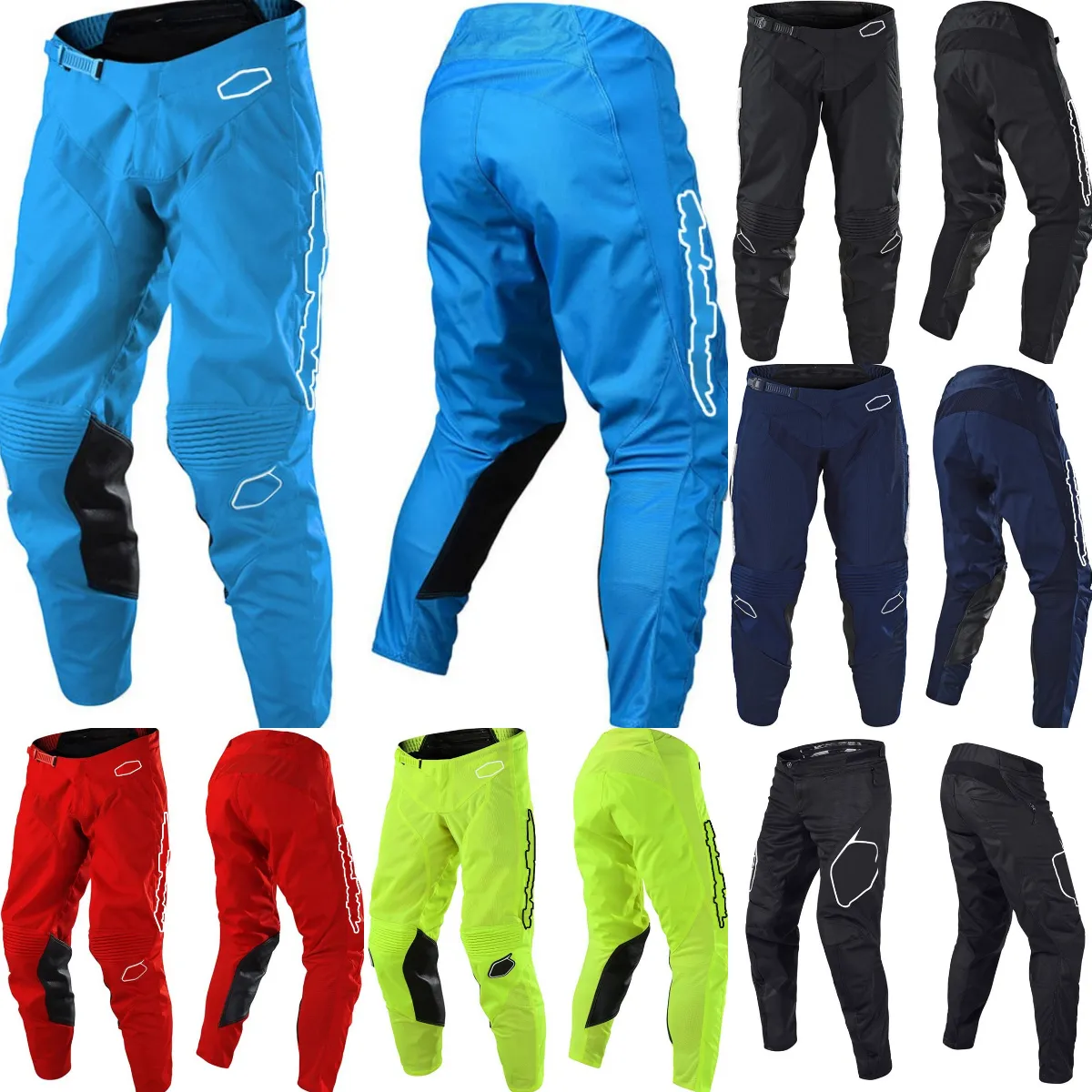 Motorcycle Downhill Racing Pants Unisex Breathable Windproof Motocross ...