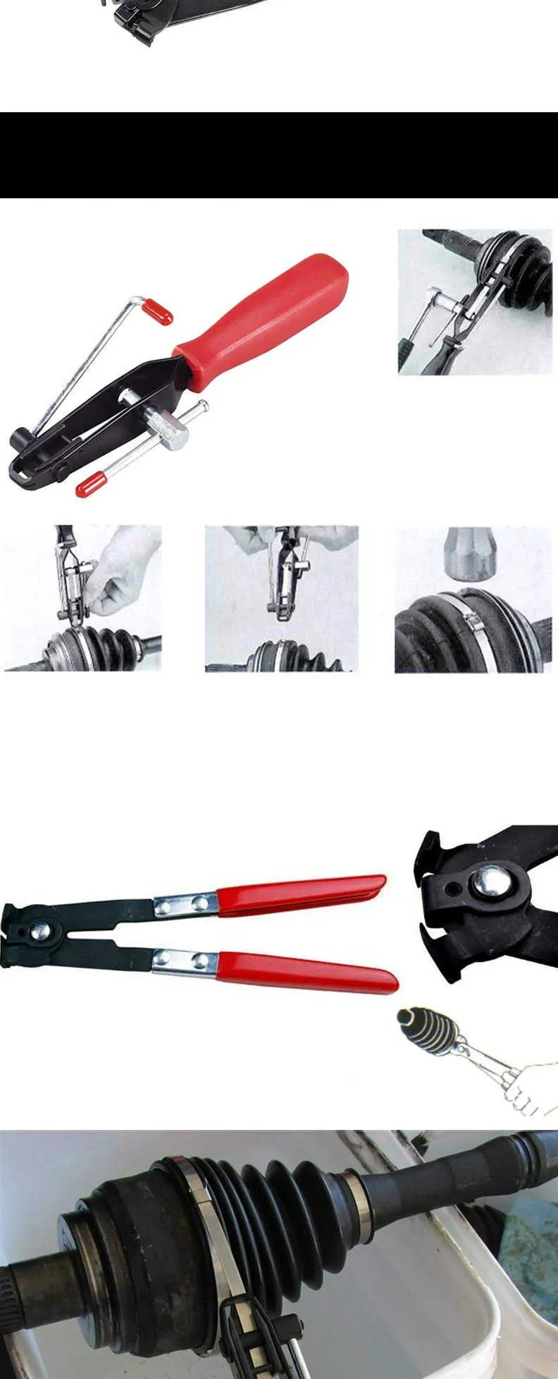 DHgate.com:Car ATV Half Shaft Boot Band Clamp Repair Tool Kit, Auto ...
