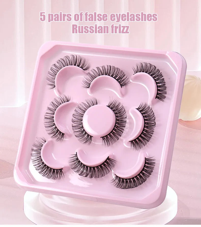 Handmade Reusable 3D False Eyelashes: Curled, Crisscross, Multilayer ...
