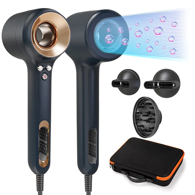 Ionic Hair Dryer - Professional Blow Dryer with Diffuser & Concentrator ...
