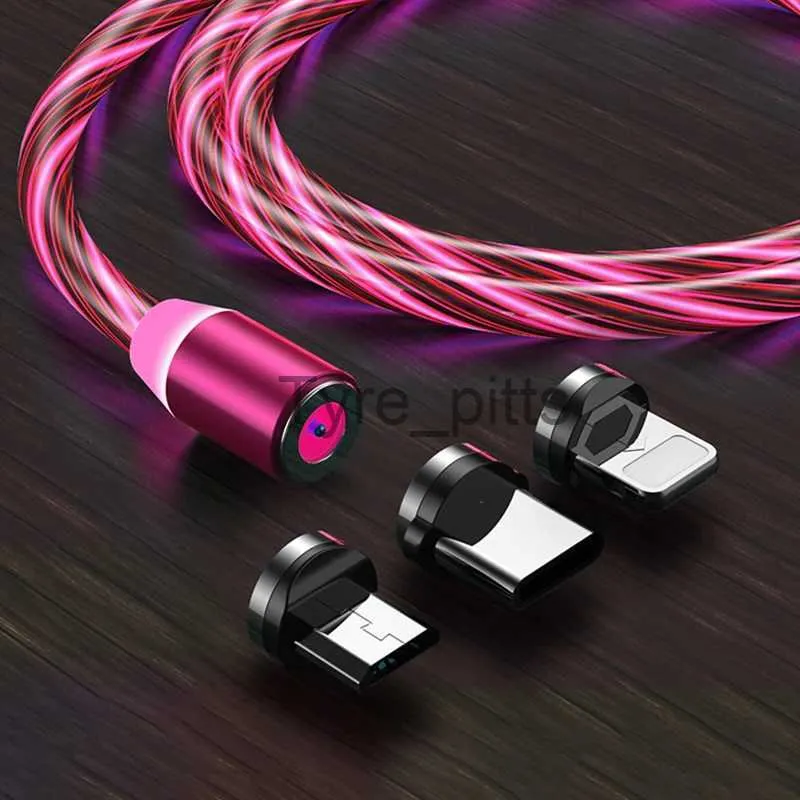 DHgate.com:Luminous Flow Magnetic Charging Cable | USB Type C Micro ...