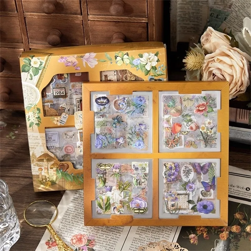 Wholesale Vintage Fall Floral Scrapbook Kit 100 Craft Adhesive Maple ...