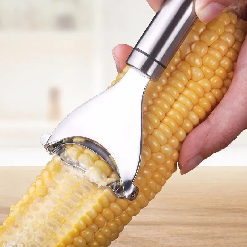 Premium Stainless Steel Corn Peeler Set For Fruit, Corn, And Kernel ...