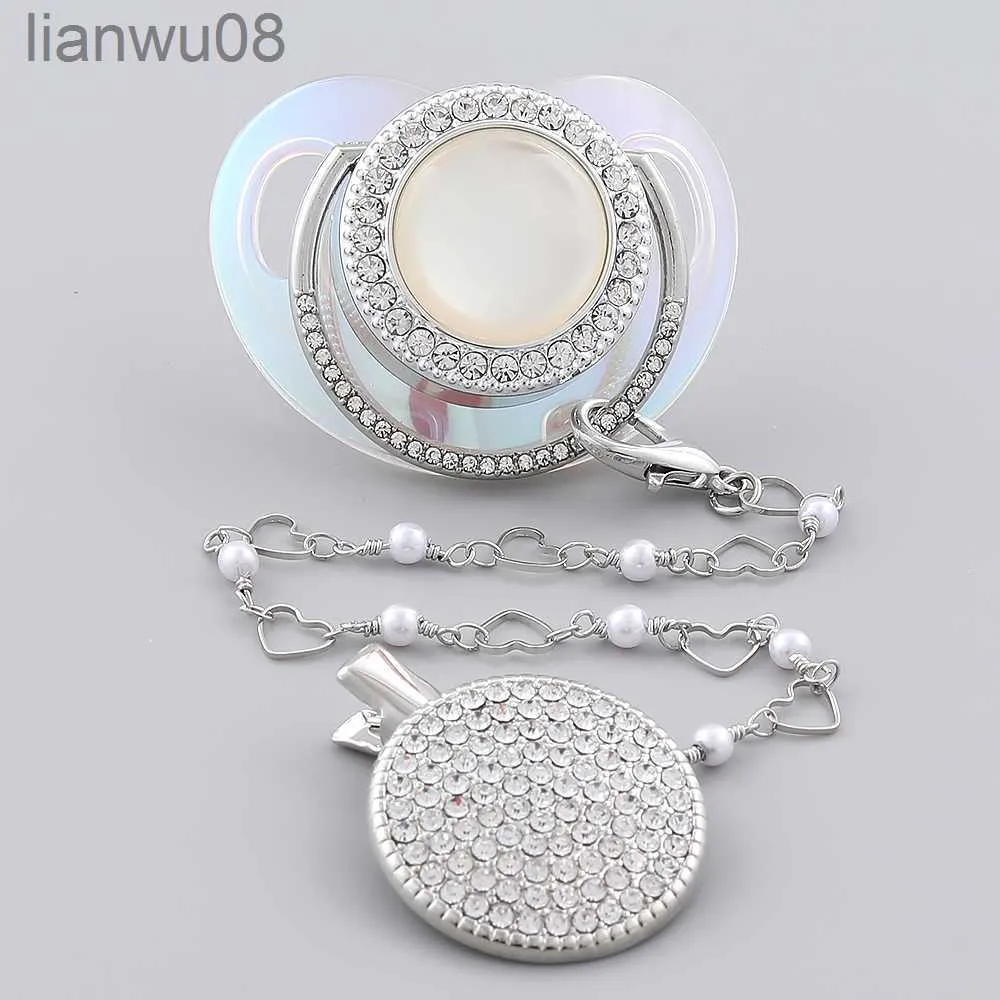 DHgate.com:Luxury Silicone Baby Pacifier w/ Handmade Chain Clip, BPA ...