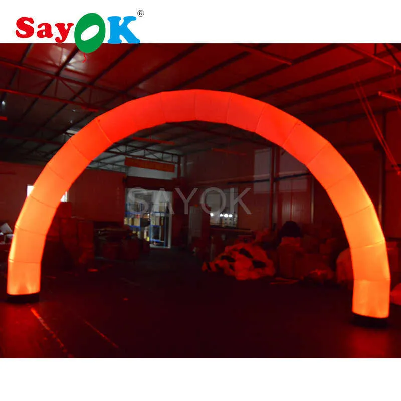 Wholesale SAYOK Inflatable Arch With RGB Light For Wedding Parties 6 ...