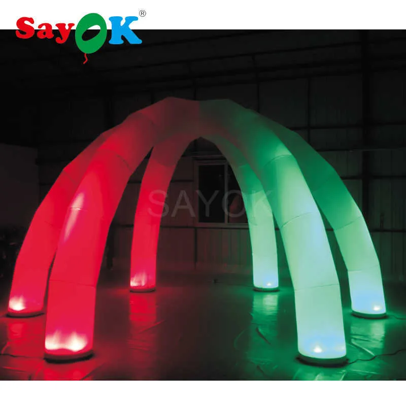DHgate.com:Colorful Inflatable Arch Tents with LED Lights for Parties ...