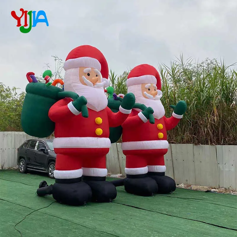 26/20 Foot Inflatable Santa Claus for Outdoor Courtyard Decoration ...