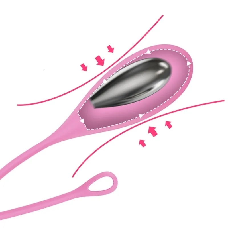 EggsBullets 6-Piece Kegel Balls Weighted Exerciser Set, Silicone Ben Wa ...