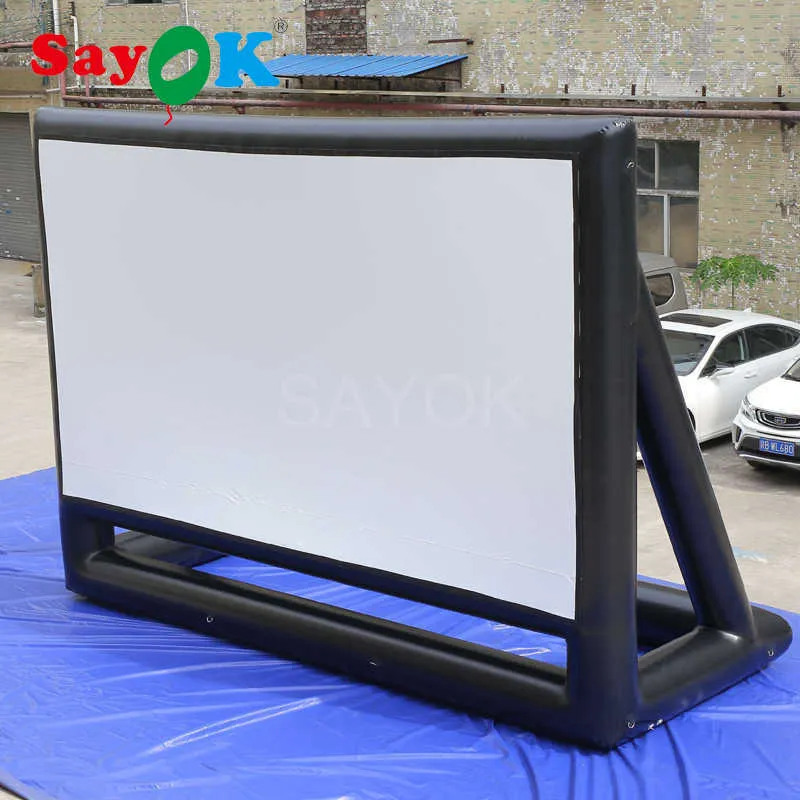 DHgate.com:16:9 PVC Inflatable Projection Movie Screen, Front ...
