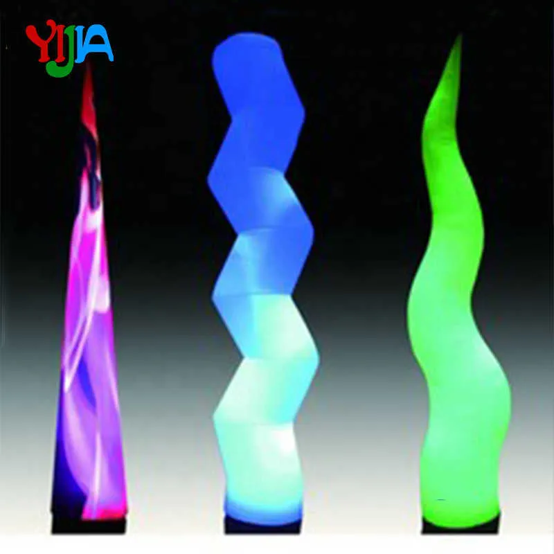 DHgate.com:LED Inflatable Curved Conical Tusk Column with Color ...