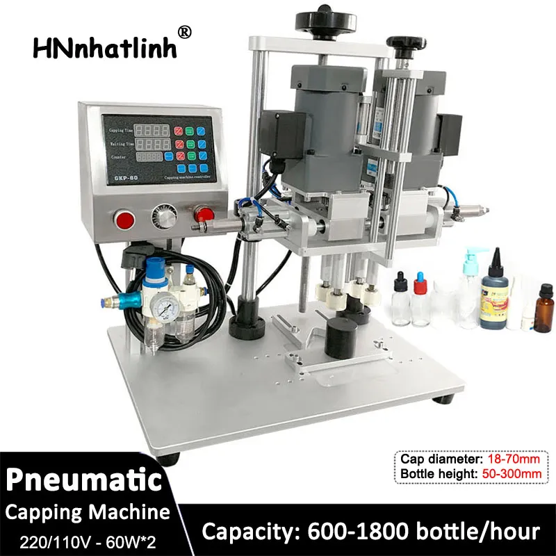 Wholesale 2023 Semi Auto Pneumatic Bottle Vial Crimping Capping Machine ...