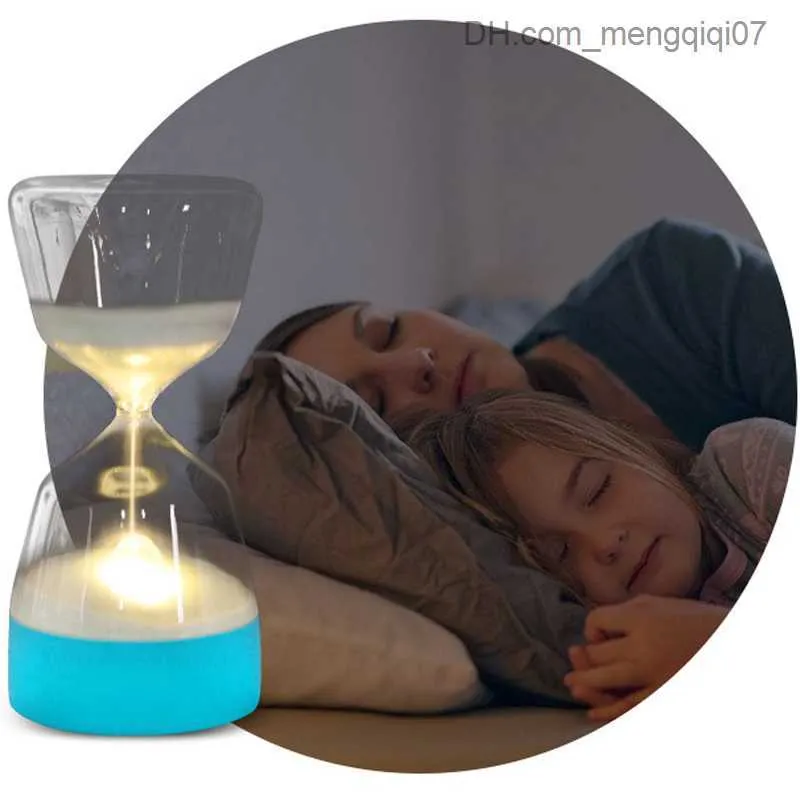 DHgate.com:Colorful LED Hourglass Night Light, USB Charging Bedside ...