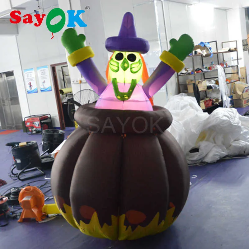 DHgate.com:6.56ft Inflatable Ghost Halloween Decoration with LED Light ...