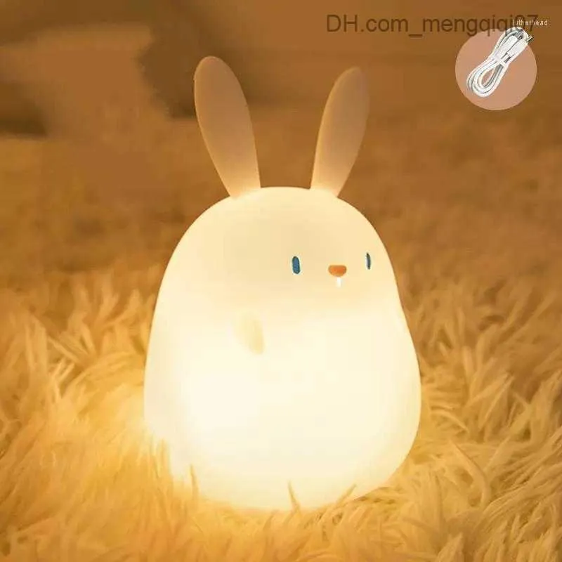 DHgate.com:LED Night Light USB Rechargeable Dimming Touch Silicone Cute ...