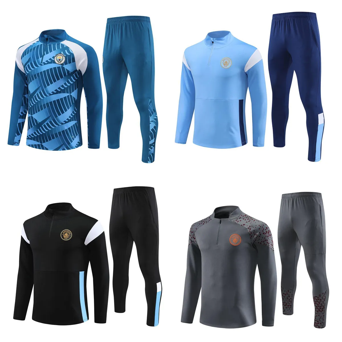 2024 Football Tracksuit For Adults | Long Sleeve Pullover Soccer ...