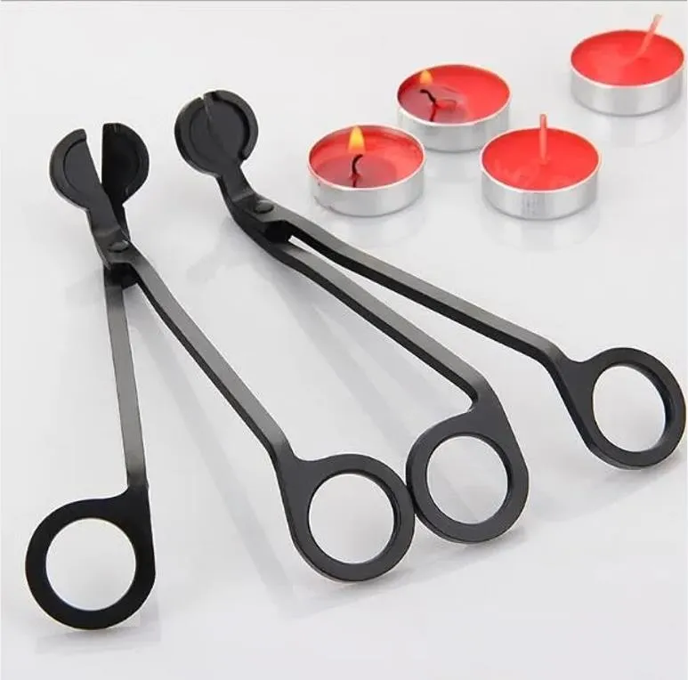 Fitil Düzeltici Makas Kanca Ile Paslanmaz Çelik Mum Fitil Kesici Temiz ...